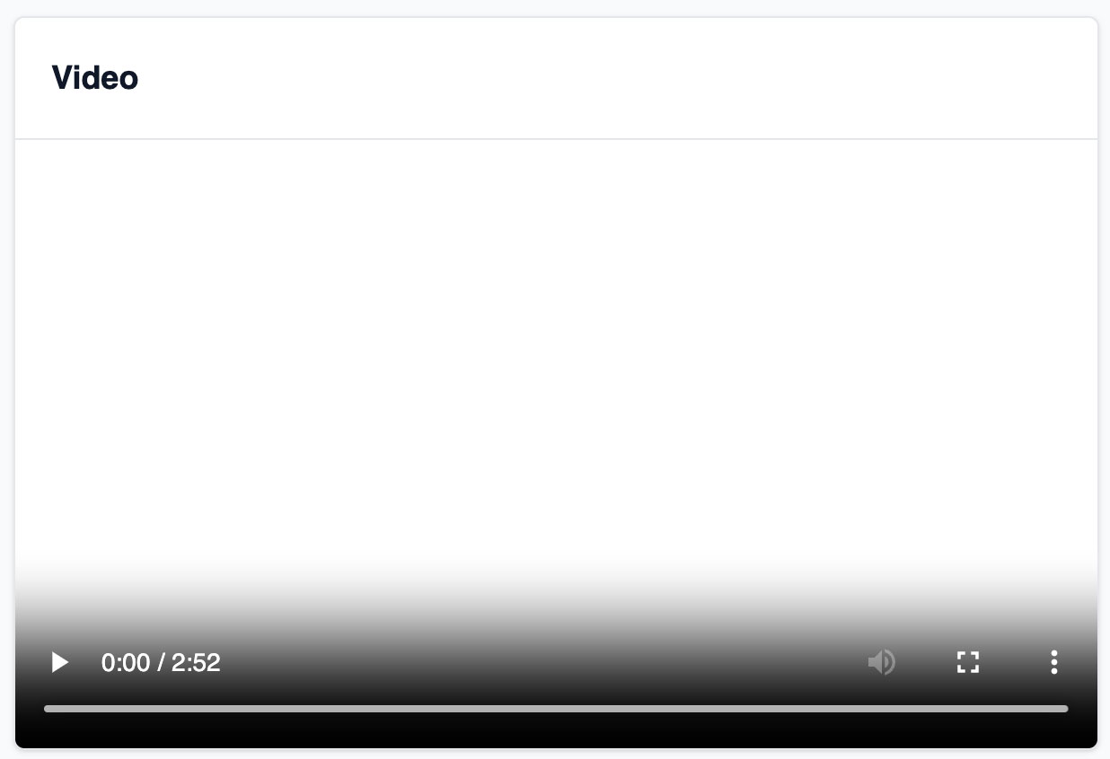 Test includes a blank video recording – CheckView
