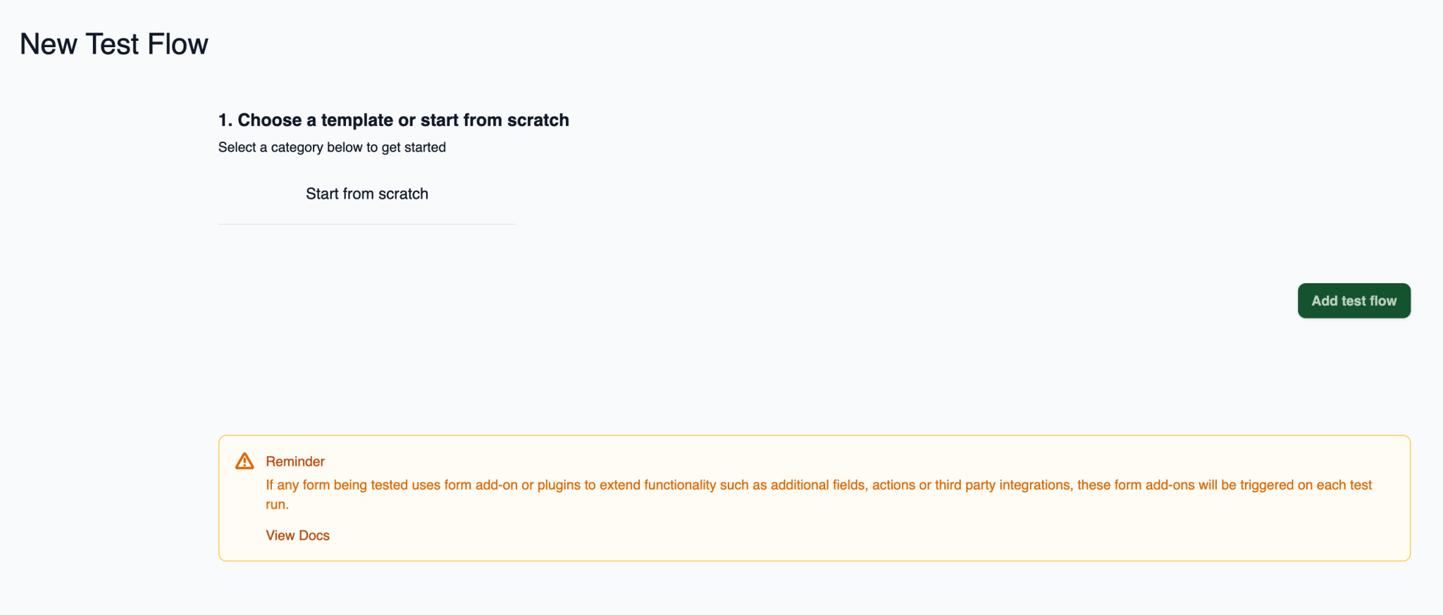No Plugins Detected When Creating a Test Flow – CheckView